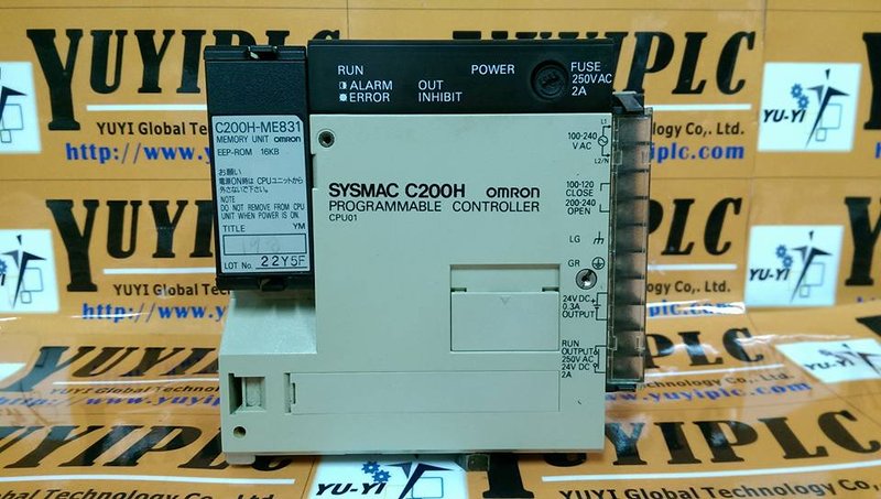 OMRON C200H-CPU01-E CPU UNIT - PLC DCS SERVO Control MOTOR POWER SUPPLY IPC ROBOT